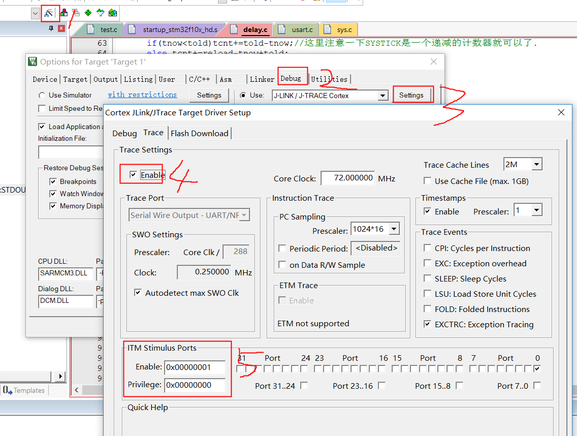 JLink的SWO 调试设置方法_jlink swo-CSDN博客