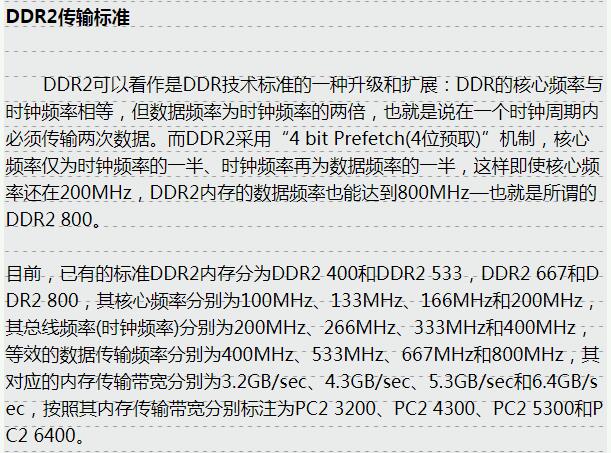 Sdram、ddr2、ddr3内存频率：核心频率，工作频率，等效频率ddr核心频率 Csdn博客