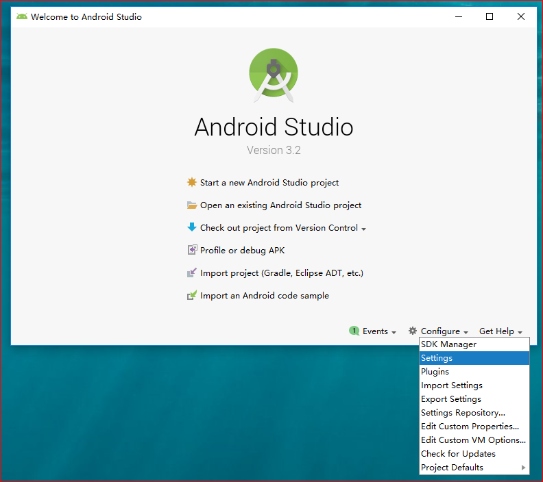 Windows 完美安装和配置 Android Studio 3.2【防踩坑】_安卓studio 3.2班本怎么配置-CSDN博客