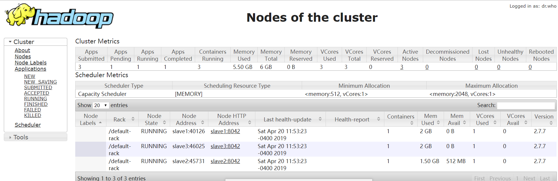 CentOS7搭建hadoop完全分布式集群_centos7 hadoop3集群搭建-CSDN博客