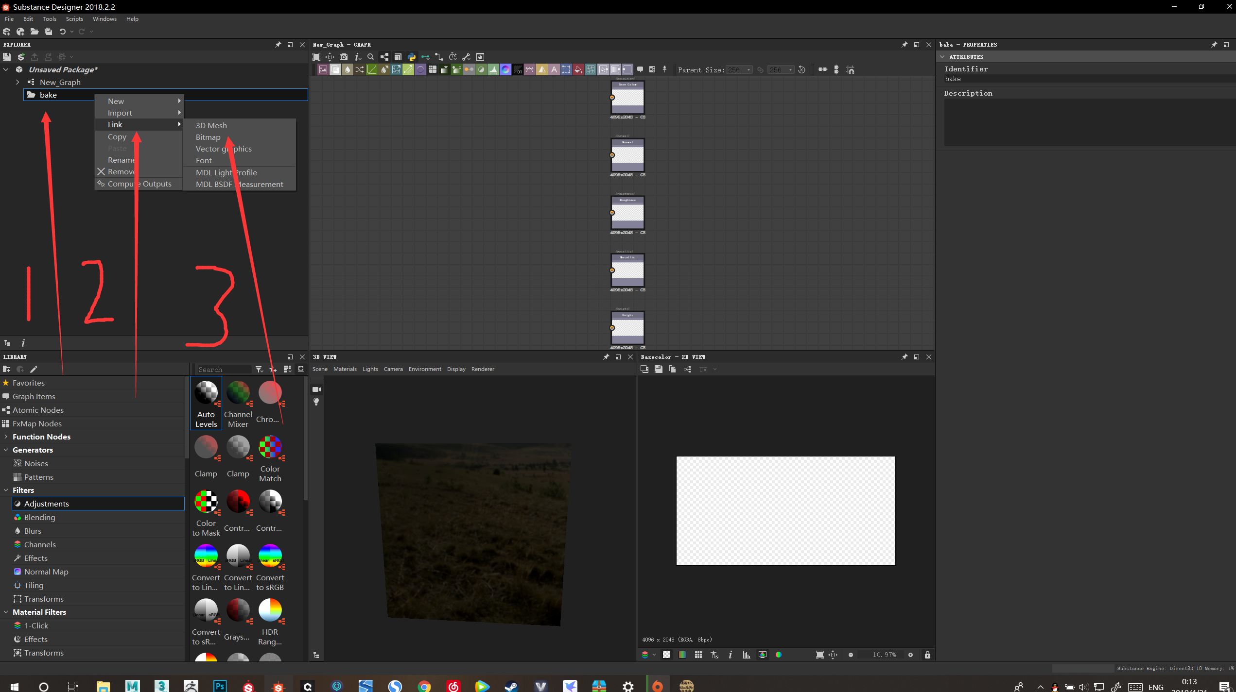 Substance Designer bake法线_substance designer模型烘培-CSDN博客