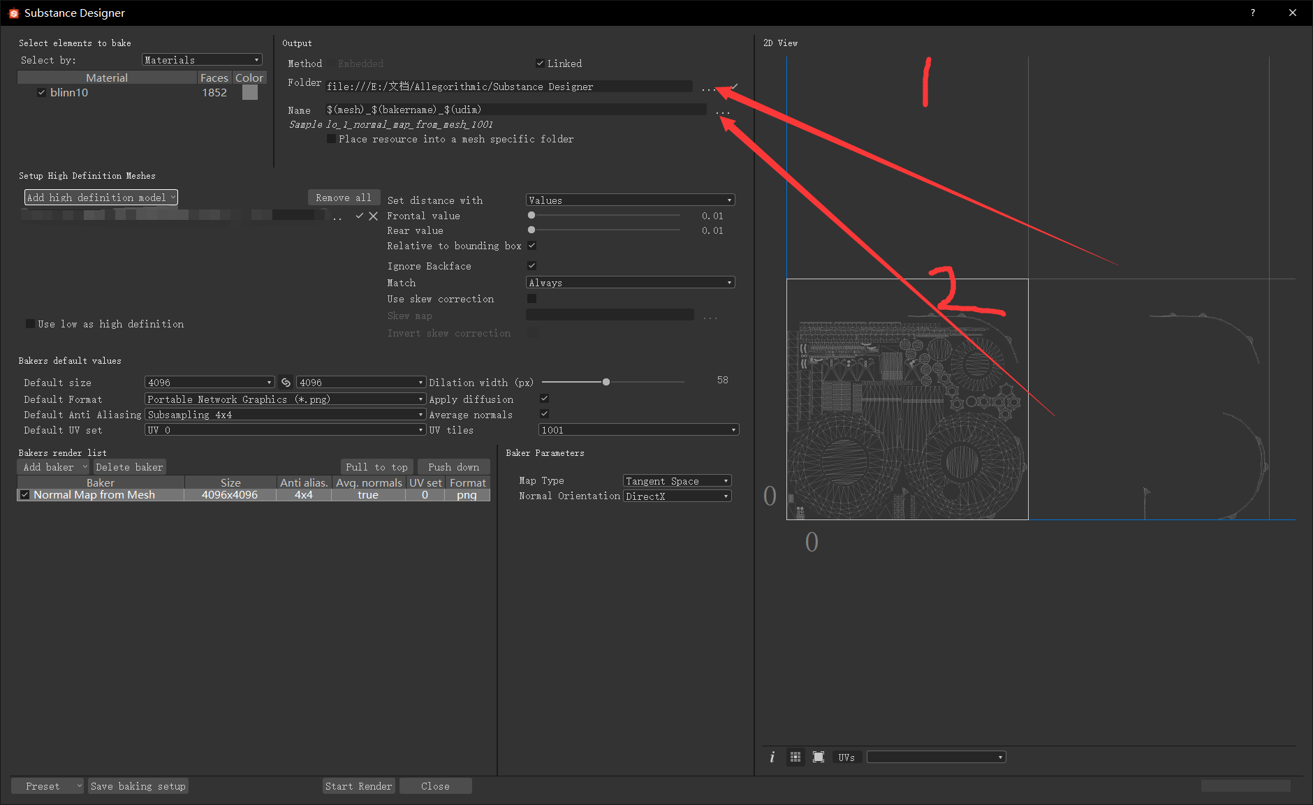 Substance Designer bake法线_substance designer模型烘培-CSDN博客