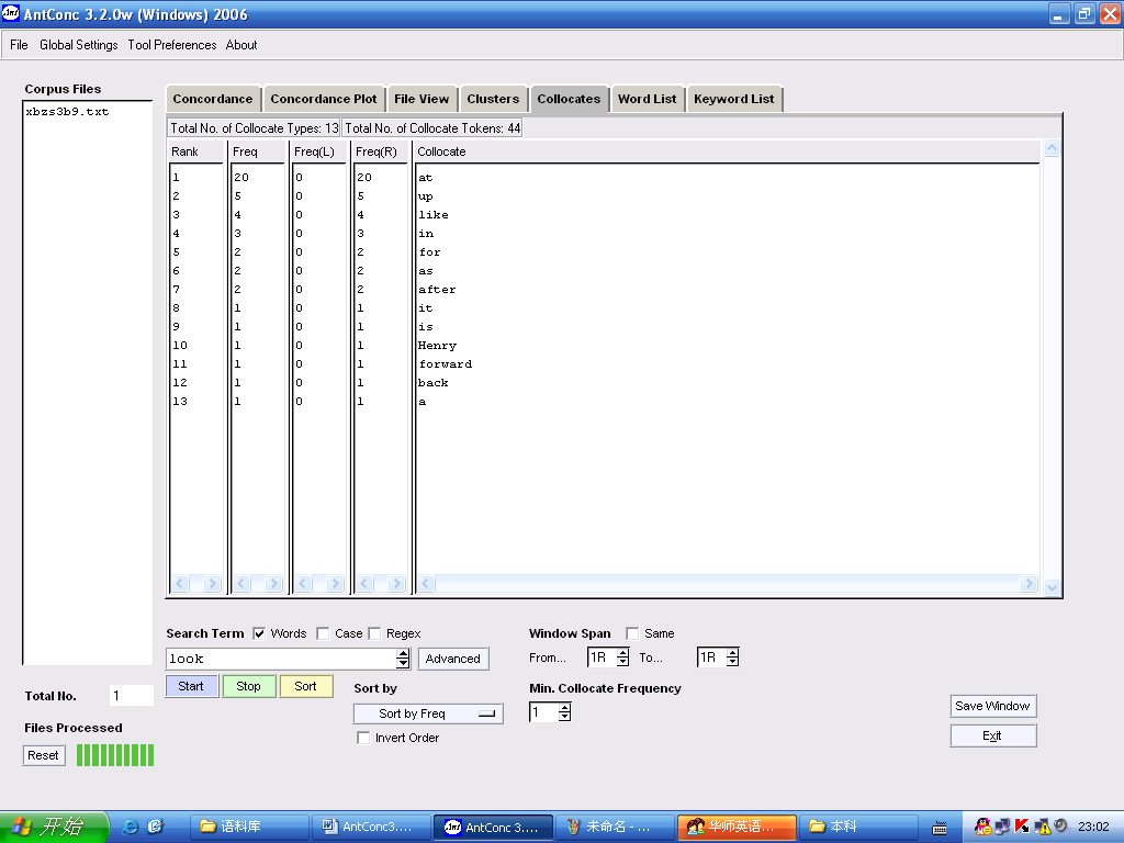AntConc3.2.0的使用说明_concordance在antconc哪里-CSDN博客