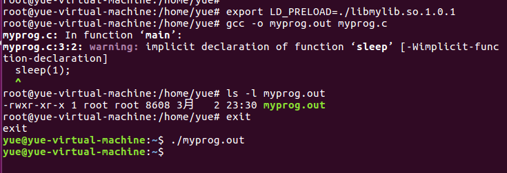 计算机安全lab1set Uid Program Vulnerability（yue）面爪爪的博客 Csdn博客 