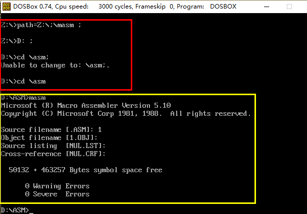 dosbox汇编环境的安装和使用_将dos挂载到dosbox的驱动器下-CSDN博客