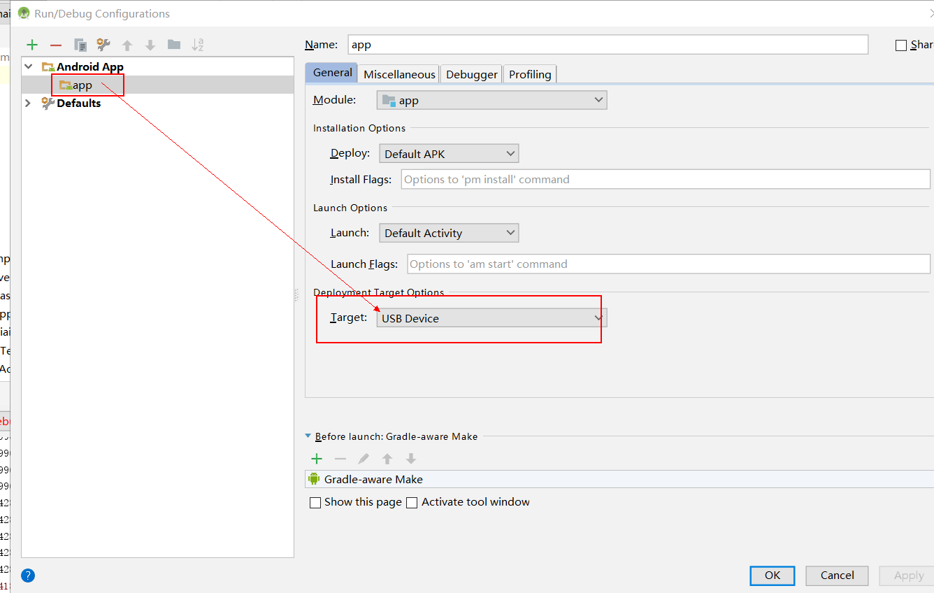 Error running 'app': No target device found.-CSDN博客