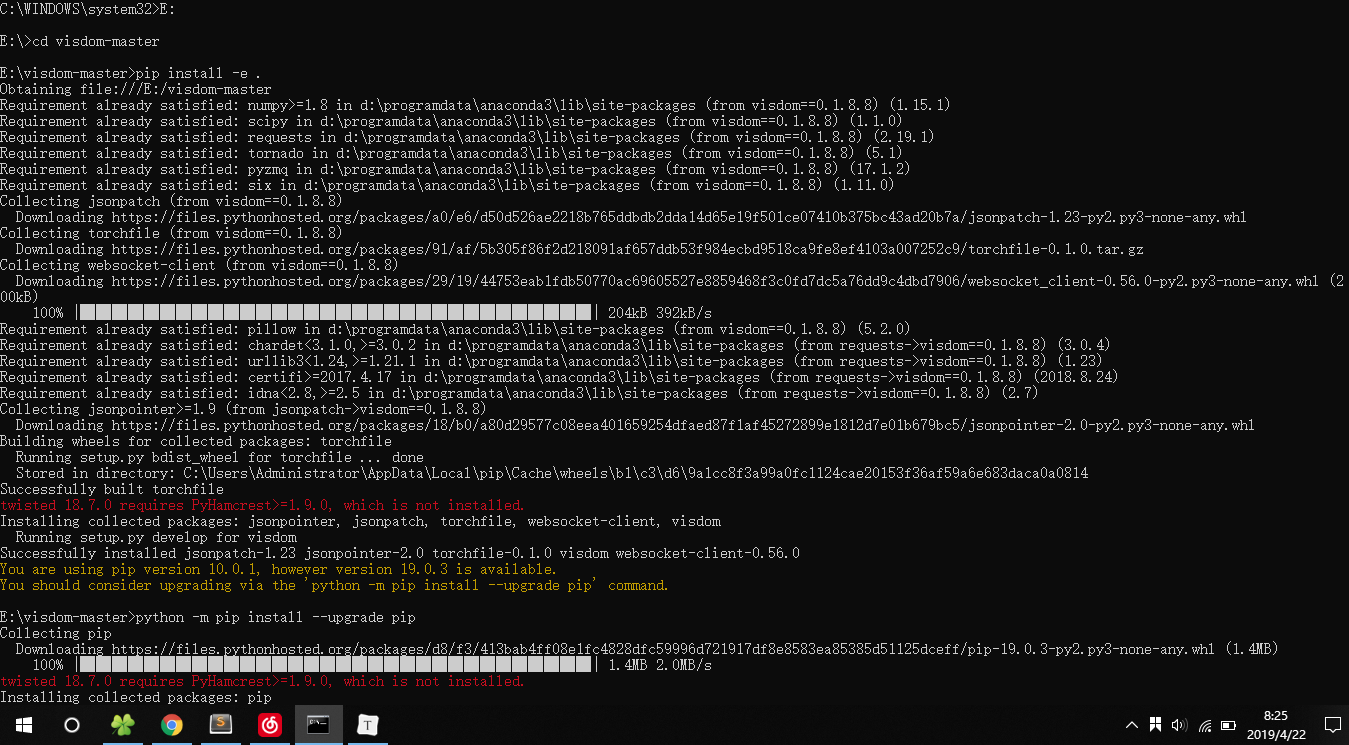 在windows下安装Visdom可视化工具_visdom能用在windows吗-CSDN博客