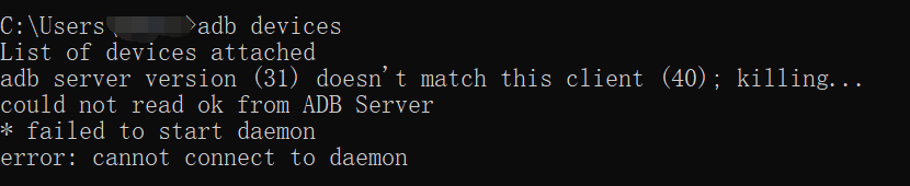 Adb 连接手机报错:cannot Connect To Daemonadbexe Cannot Connect To Daemon Csdn博客
