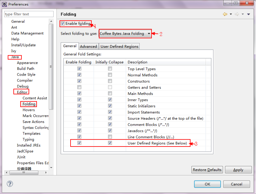 Eclipse实现VS中#region #endregion功能，提高代码可读性_eclipse #region-CSDN博客