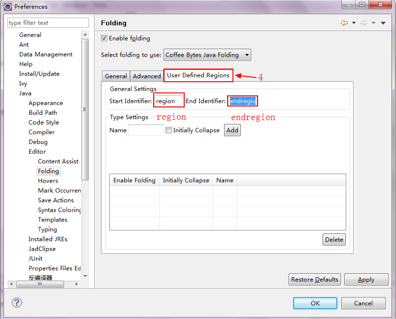 Eclipse实现VS中#region #endregion功能，提高代码可读性_eclipse #region-CSDN博客