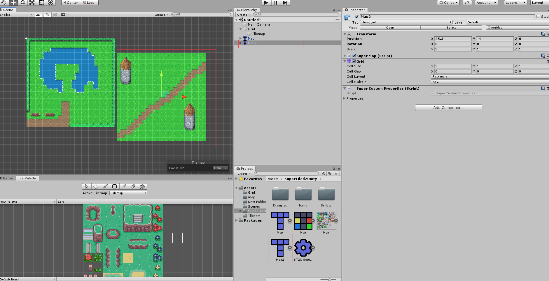 2D 游戏工具系列：unity自带Tilemap和地图编辑器Tiled的基本使用以及Super Tiled2Unity如何导入tmx到Unity中（3）_weiji4310的博客-CSDN博客