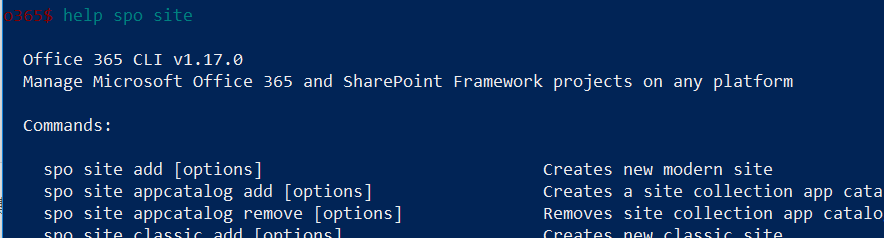 Office 365 cli - 像使用powershell操作SharePoint一样操作Office 365 （SharePoint ...