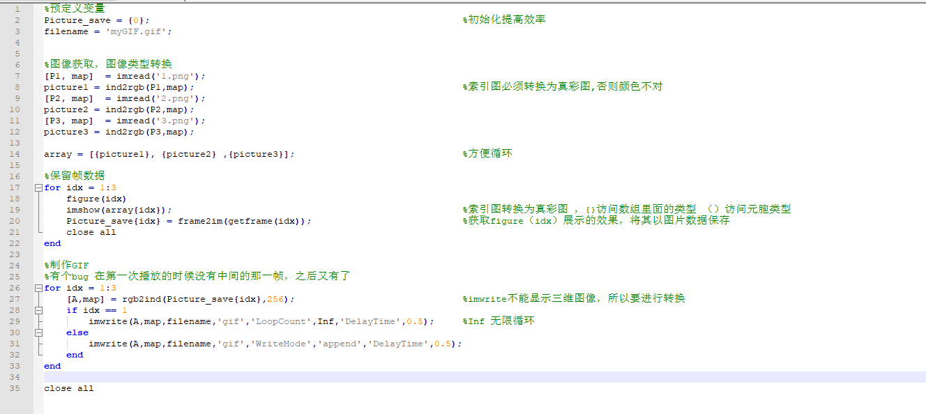matlab，制作GIF动画（png转gif）_matlab 将png转化为gif-CSDN博客