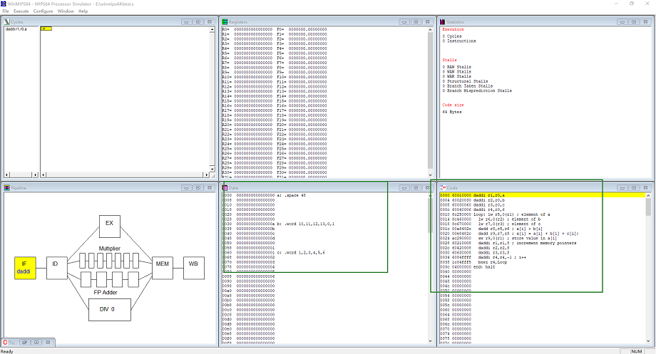 WinMIPS64工具进行MIPS指令集实验（一）_winmips64百度网盘-CSDN博客