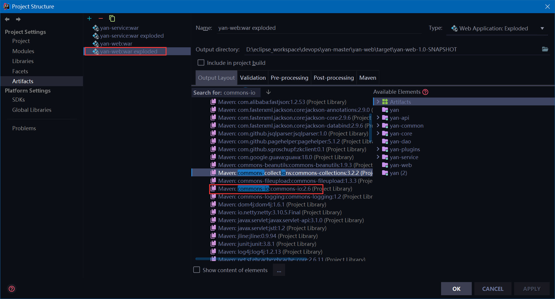 Caused by: java.lang.NoClassDefFoundError: org/apache/commons/io/IOUtils_noclassdeffounderror ...