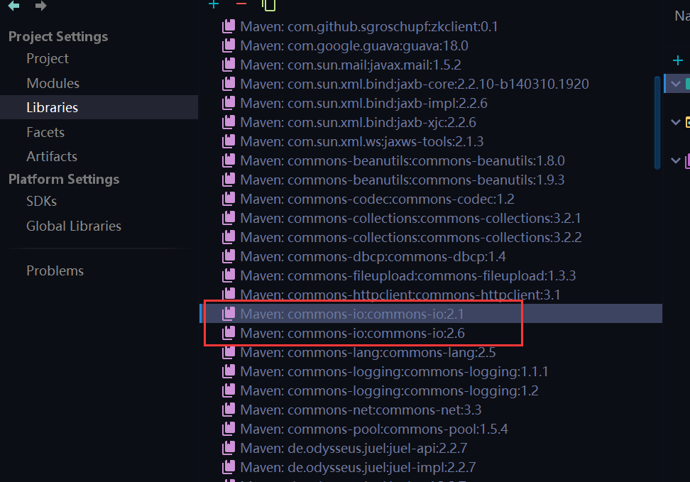 Caused by: java.lang.NoClassDefFoundError: org/apache/commons/io ...