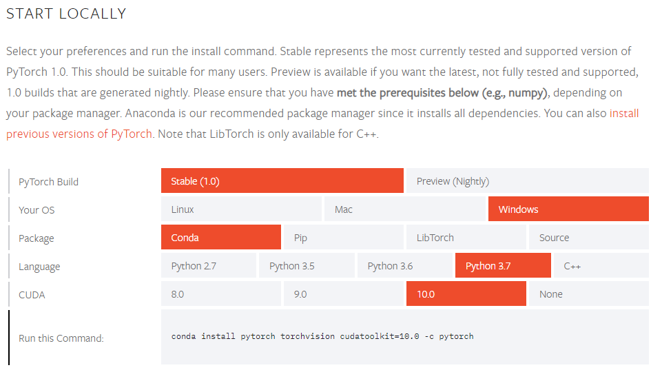 Win10系统安装GPU版PyTorch,tensorflow,transformers_transformers安装在windows10-CSDN博客