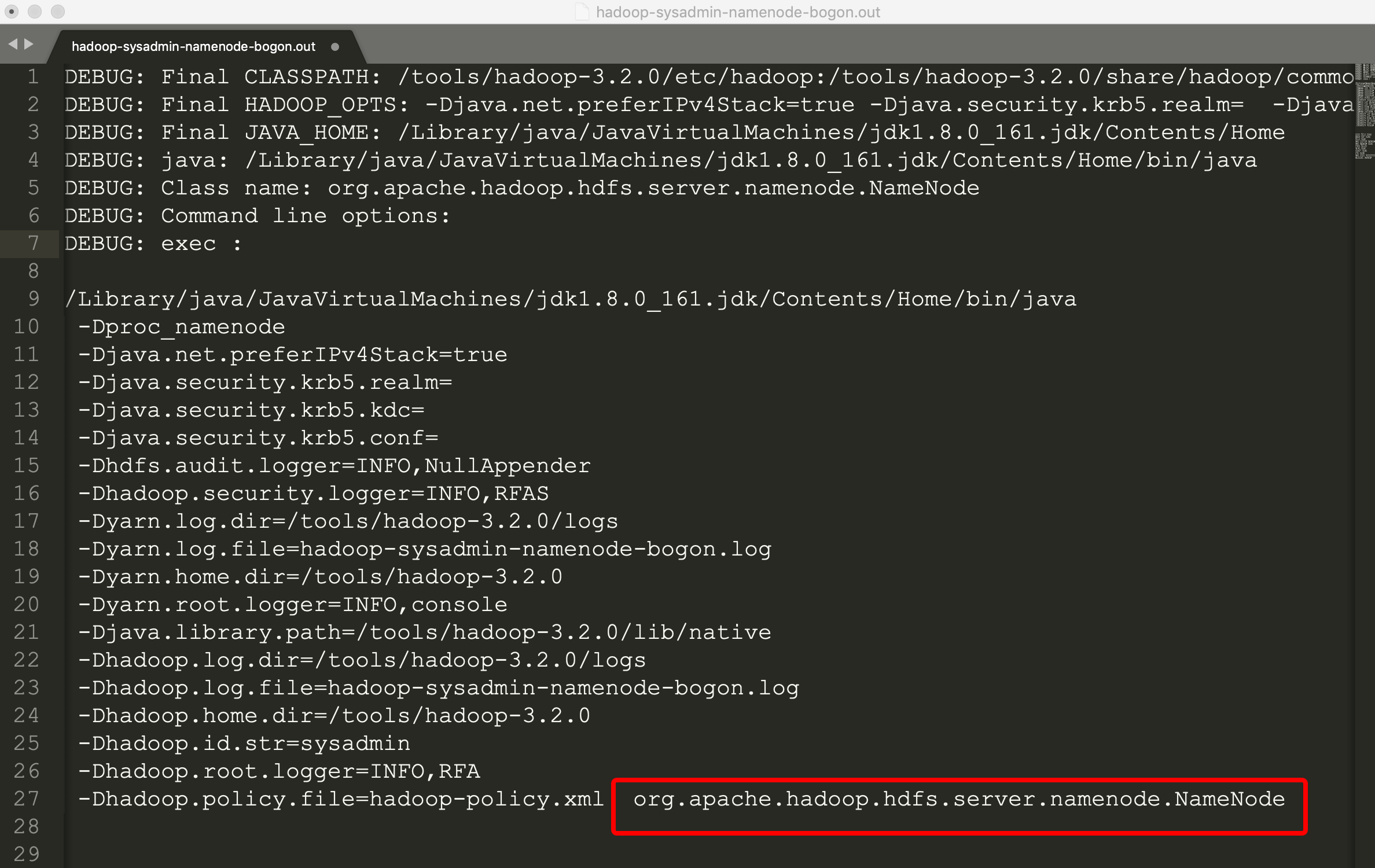 Hadoop3.2.0 源码分析: SHELL启动脚本 DEBUG 模式_hadoop debug启动-CSDN博客