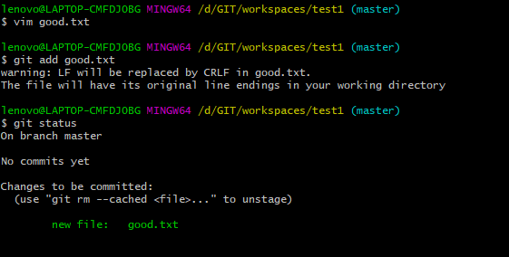 Git self-study (4) -- how to exit git log and git commit status - Programmer Sought