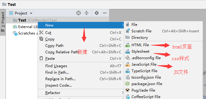 Webstorm怎样新建html页面？html页面基本格式介绍用webstorm写网页 Csdn博客 