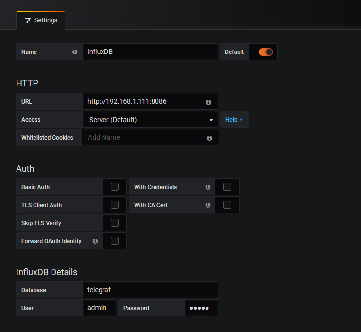 Docker容器Telegraf+InfluxDB+Grafana实例实现Linux系统监控_docker telegraf-CSDN博客