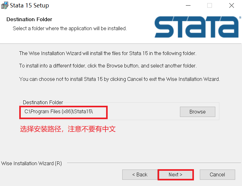 Stata 15 detailed installation steps - Programmer Sought