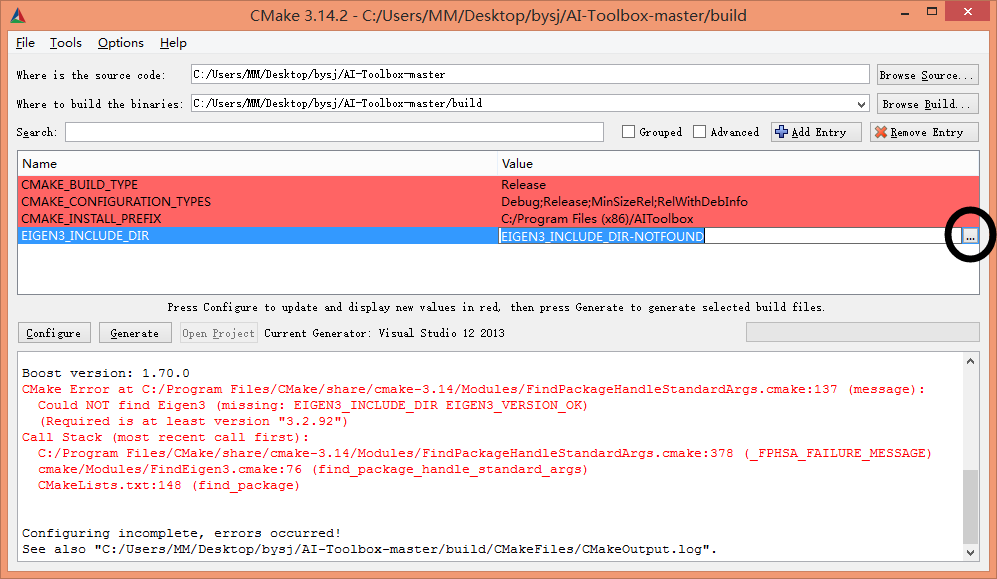 Windows下cmake编译找不到eigen3解决办法_cmake eigen3-CSDN博客
