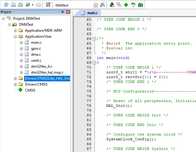 Stm32 HAL库 USART(发送+接收)全部采用DMA形式_stm32f4 usart cubemx dma hal-CSDN博客