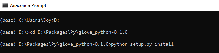 Windows10+anaconda,python3.5, 安装glove-python_glove win10-CSDN博客