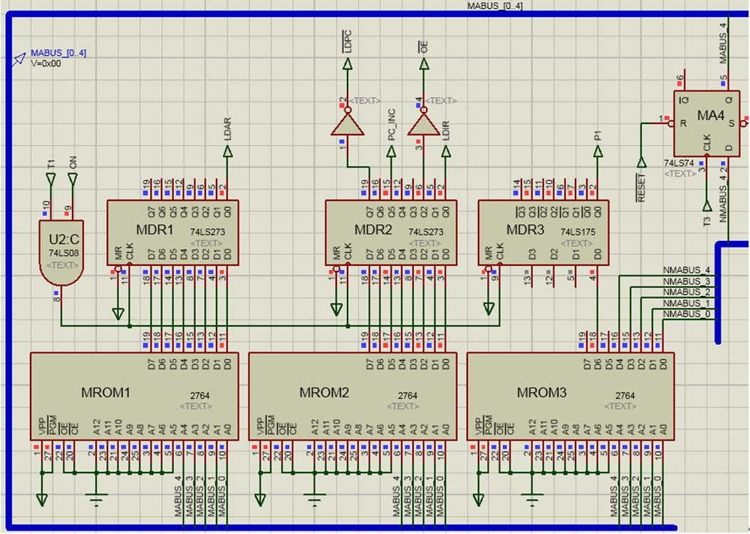 基于proteus的CPU控制器设计（微程序版）_proteus微程序控制器_猫斯基soka的博客-CSDN博客