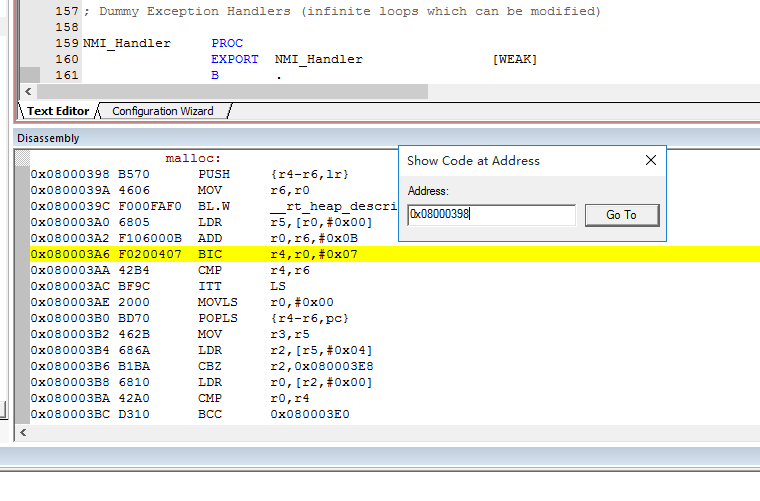 keil调试，malloc()时,进入HardFault_keil的realloc导致hardfault-CSDN博客