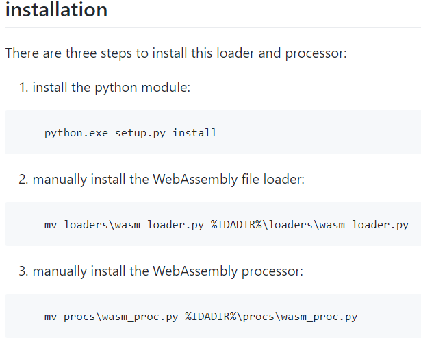 安装IDA pro插件 idawasm 用于逆向WebAssembly模块_ida wasm-CSDN博客