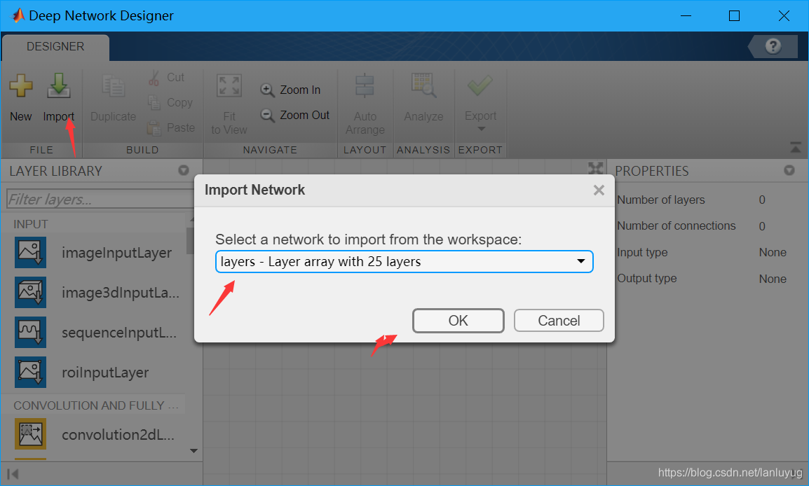 Matlab2019a中deep Network Designer详细用法(deep Learning Toolbox系列篇5)matlab Deep Network Designer Csdn博客