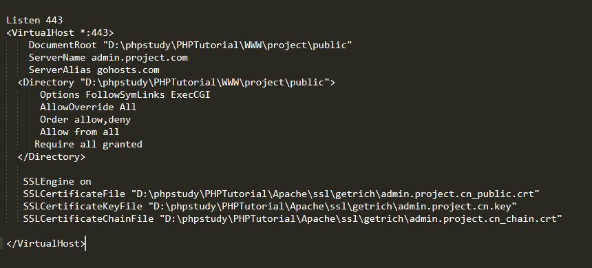 phpstudy how to install ssl certificate - Programmer Sought
