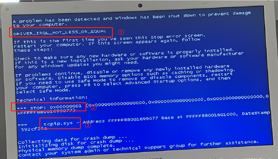 解决电脑蓝屏问题 A problem has been detected and windows has been shut down-CSDN博客