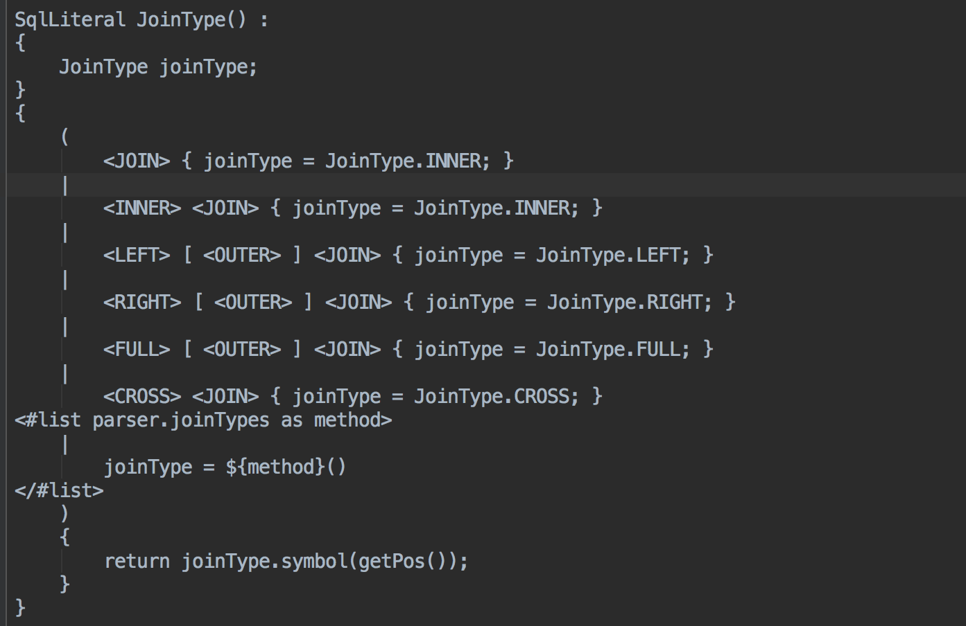 Apache Calcite教程-SQL解析-Calcite自定义语法解析_calcite 自定义词法-CSDN博客