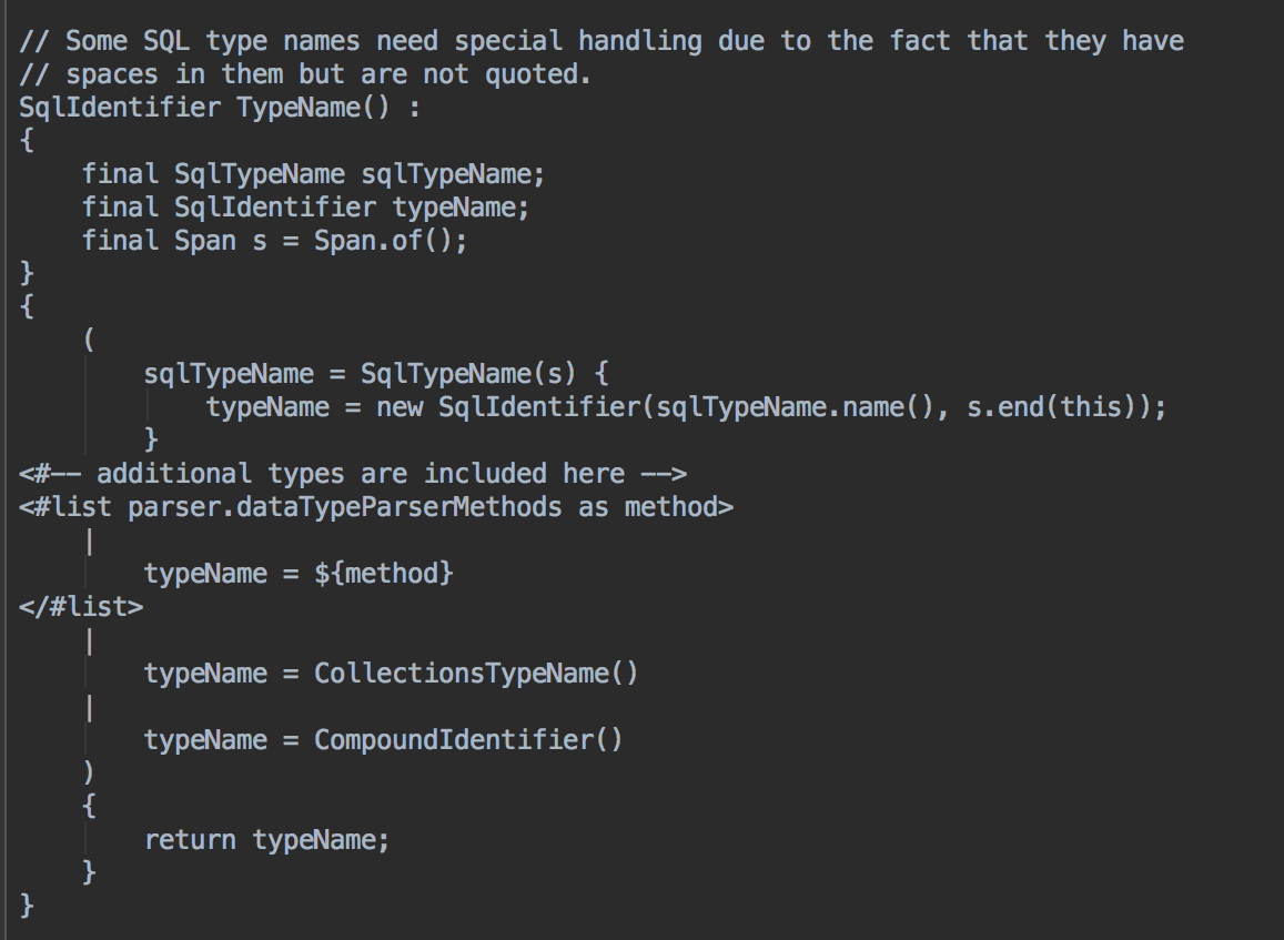 Apache Calcite教程-SQL解析-Calcite自定义语法解析_calcite 自定义词法-CSDN博客
