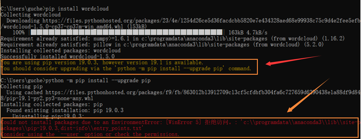解决 Python pip install jieba报错could not install packages ...