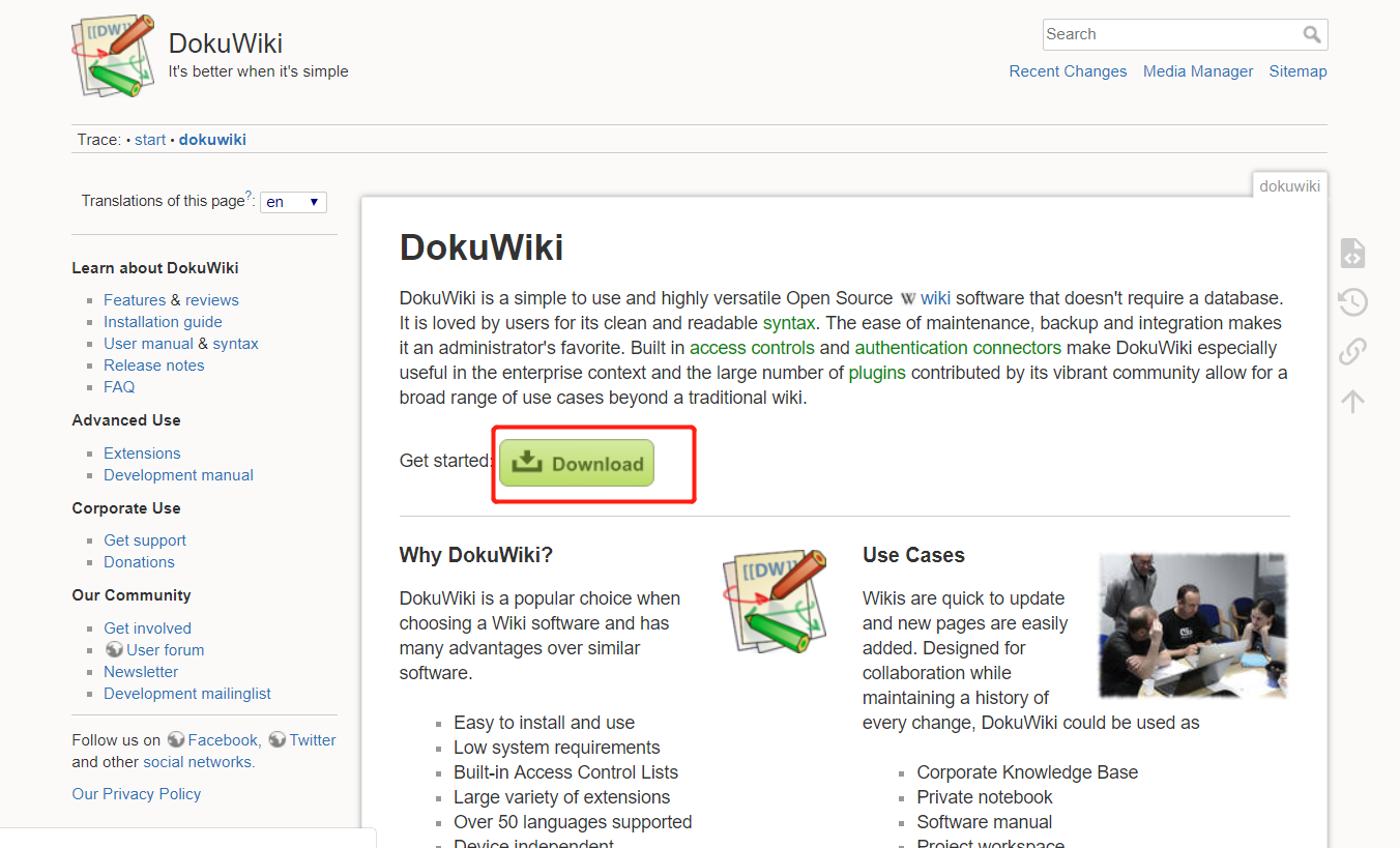 dokuwiki安装&插件&主题设置_dokuwiki 大写字母_不管大小写的博客-CSDN博客