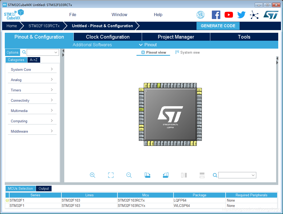 基于stm32cubemx的ll库学习记录(二)建立一个工程stm32ll库pwm Csdn博客 1015