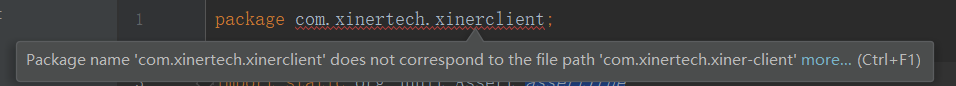 Package name ‘xxx‘ does not correspond to the file path ‘xxx‘_package name 'cn.hydee.middle.data ...