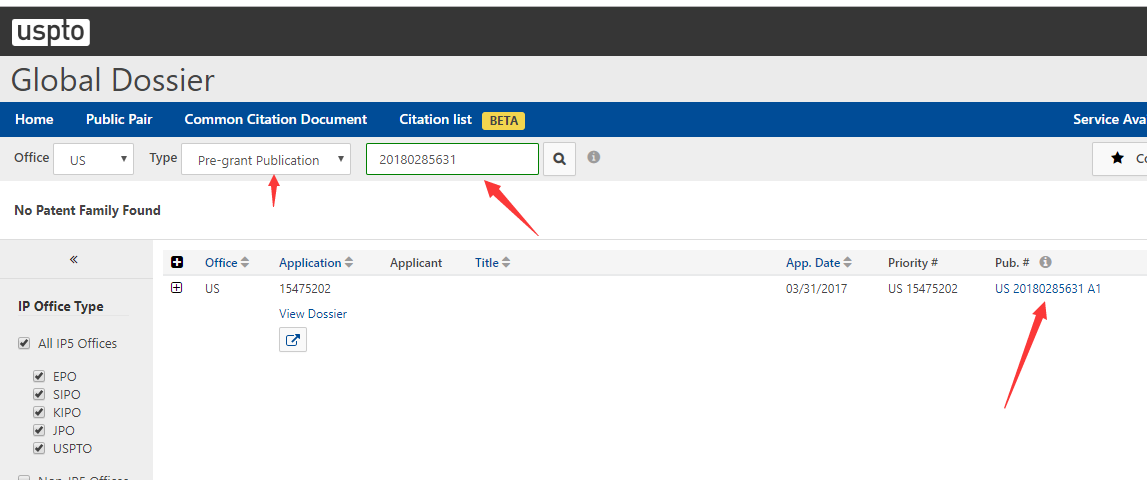 美国 GLOBAL DOSSIER全球专利案卷系统使用方法，有图说明-CSDN博客