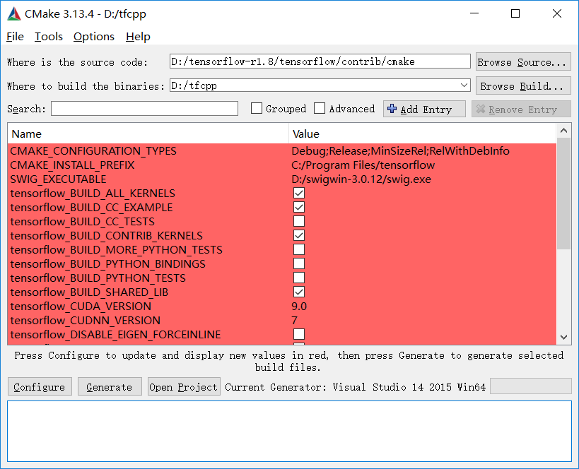 【TensorFlow】在win10 VS2015环境下编译TensorFlow C++ API_windows环境下cmake编译tensorflow c++ api-CSDN博客