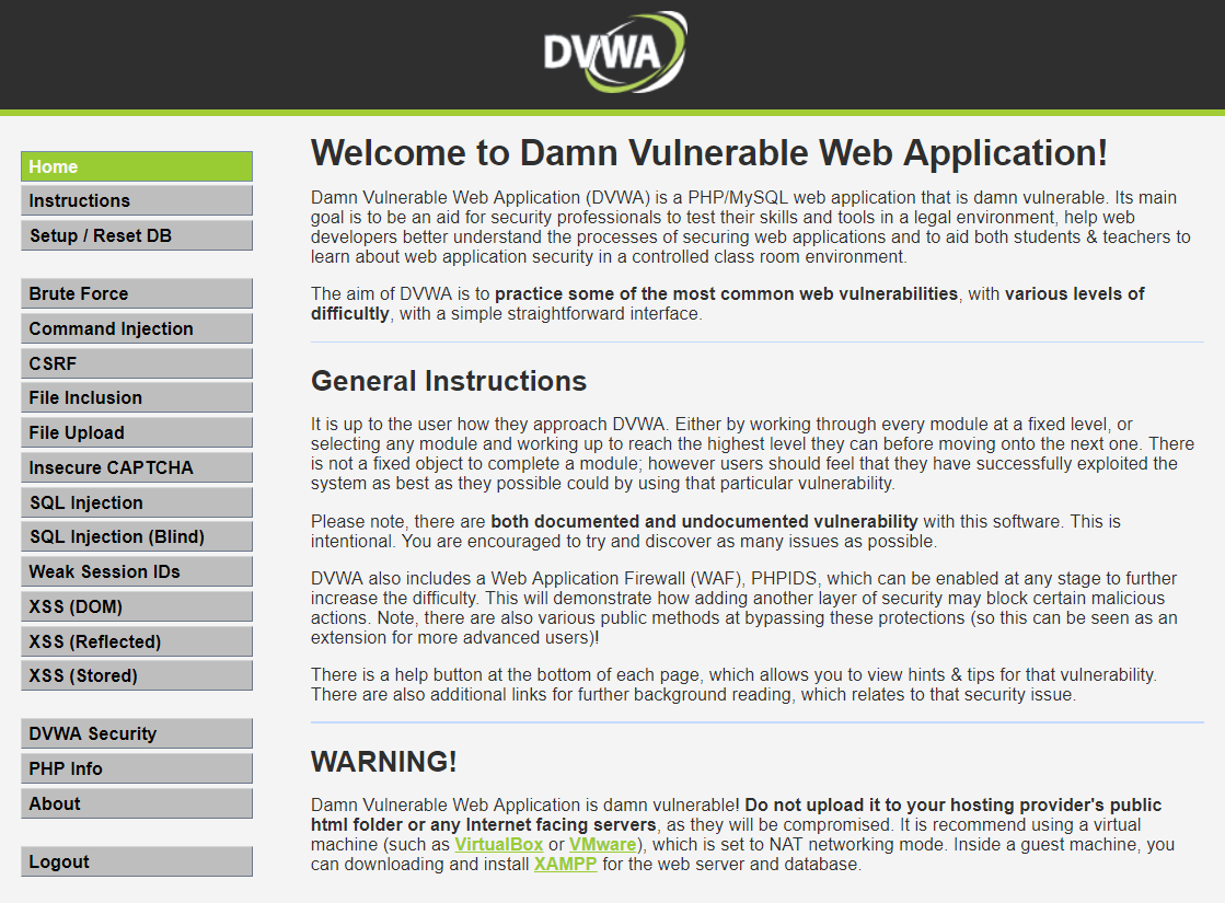 Windows下在xampp中配置DVWA_127.0.8.1dvwa-CSDN博客