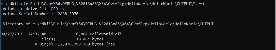 Uefi 基础教程 （二） 运行第一个app Helloworld编写一个uefi加载img引导系统 Csdn博客 