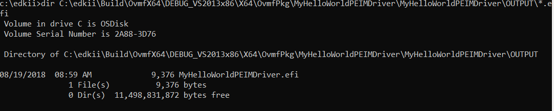 UEFI 基础教程 （三） - 运行第一个PEI Driver_pei driver在编译时不会生成.efi文件-CSDN博客