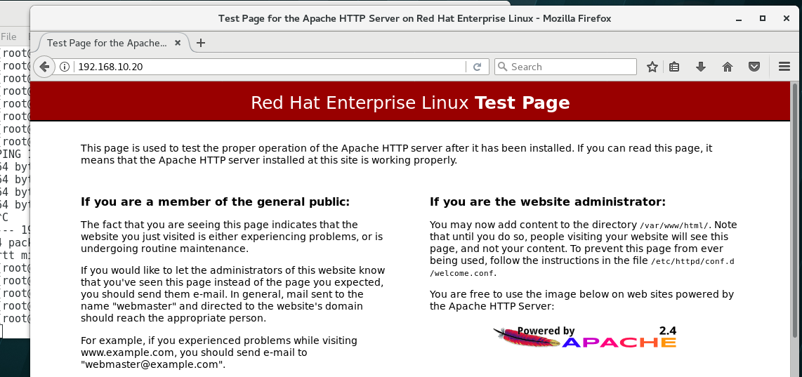 Linux 7 中配置Apache服务，及禁止ip访问，删除apache广告页面。_apach删去测试页_flyywli的博客-CSDN博客