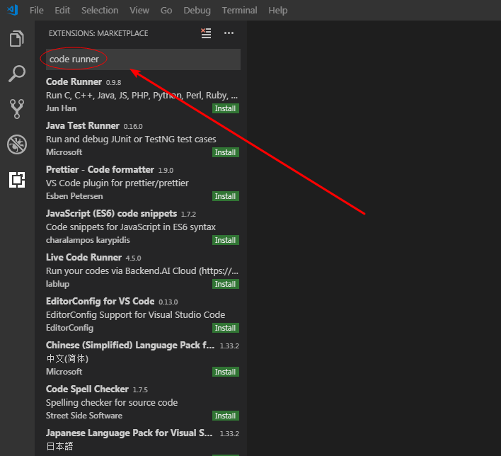 VC Code（Visual Studio Code） 安装 Code Runner 插件_vision studio 安装 code runner-CSDN博客