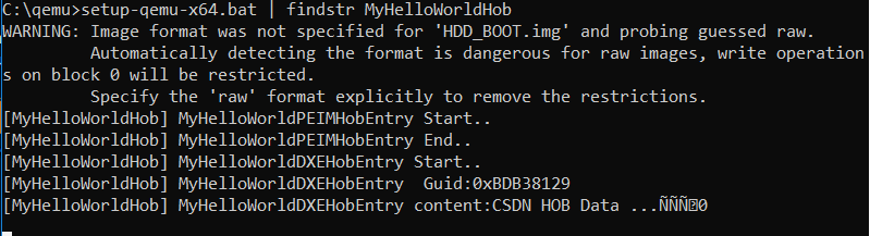 UEFI 基础教程 （七） - HOB 简单使用_uefi代码-CSDN博客