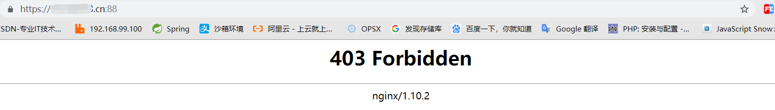 nginx配置后访问显示403_访问80端口 返回403-CSDN博客